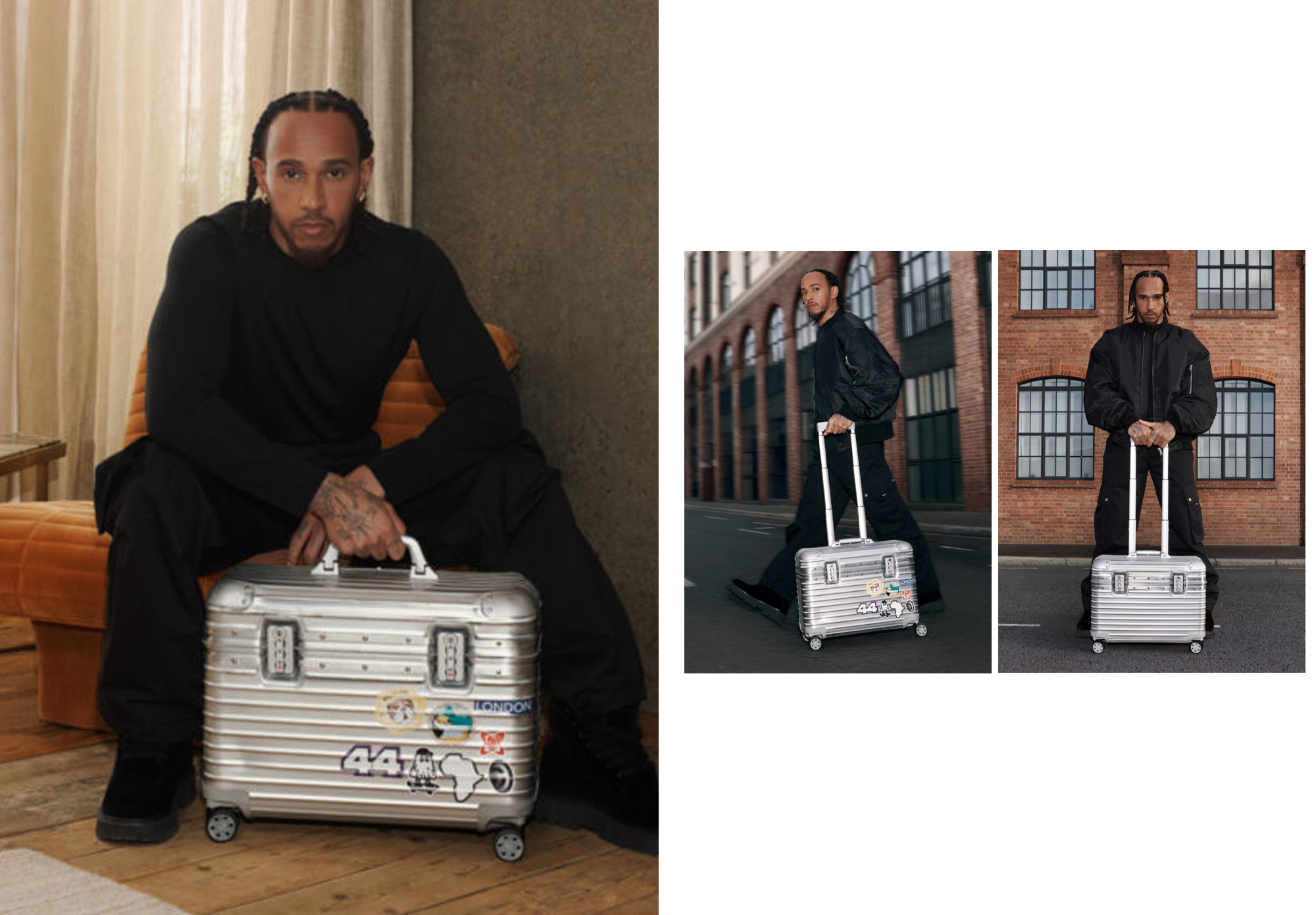 Pack, reflect, move: RIMOWA’s new campaign featuring Rosé, Hamilton ...