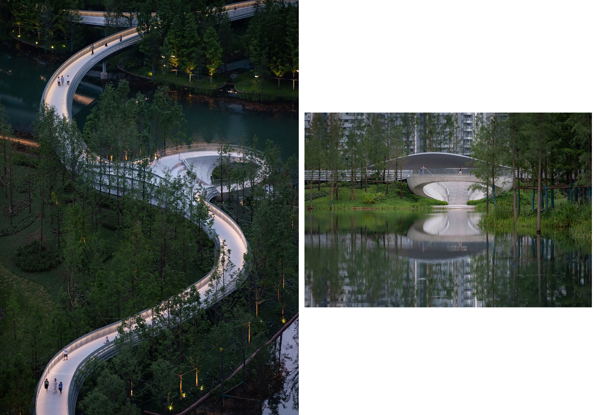 A lotus leaf-inspired amphitheatre shapes new cultural hub by Chinese ...